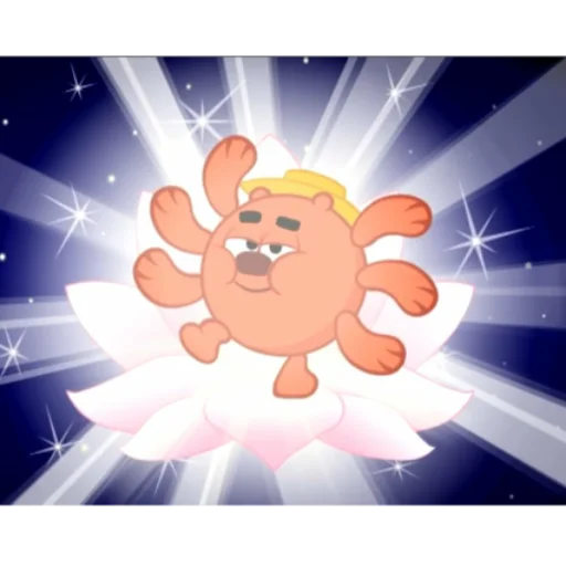 Стикеры телеграм «Индийский чай / Смешарики» (CURSED_CHAI)