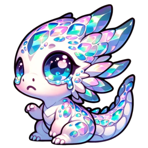 Стикеры телеграм «Дракоша Твинкл» (twinkle_dragon)